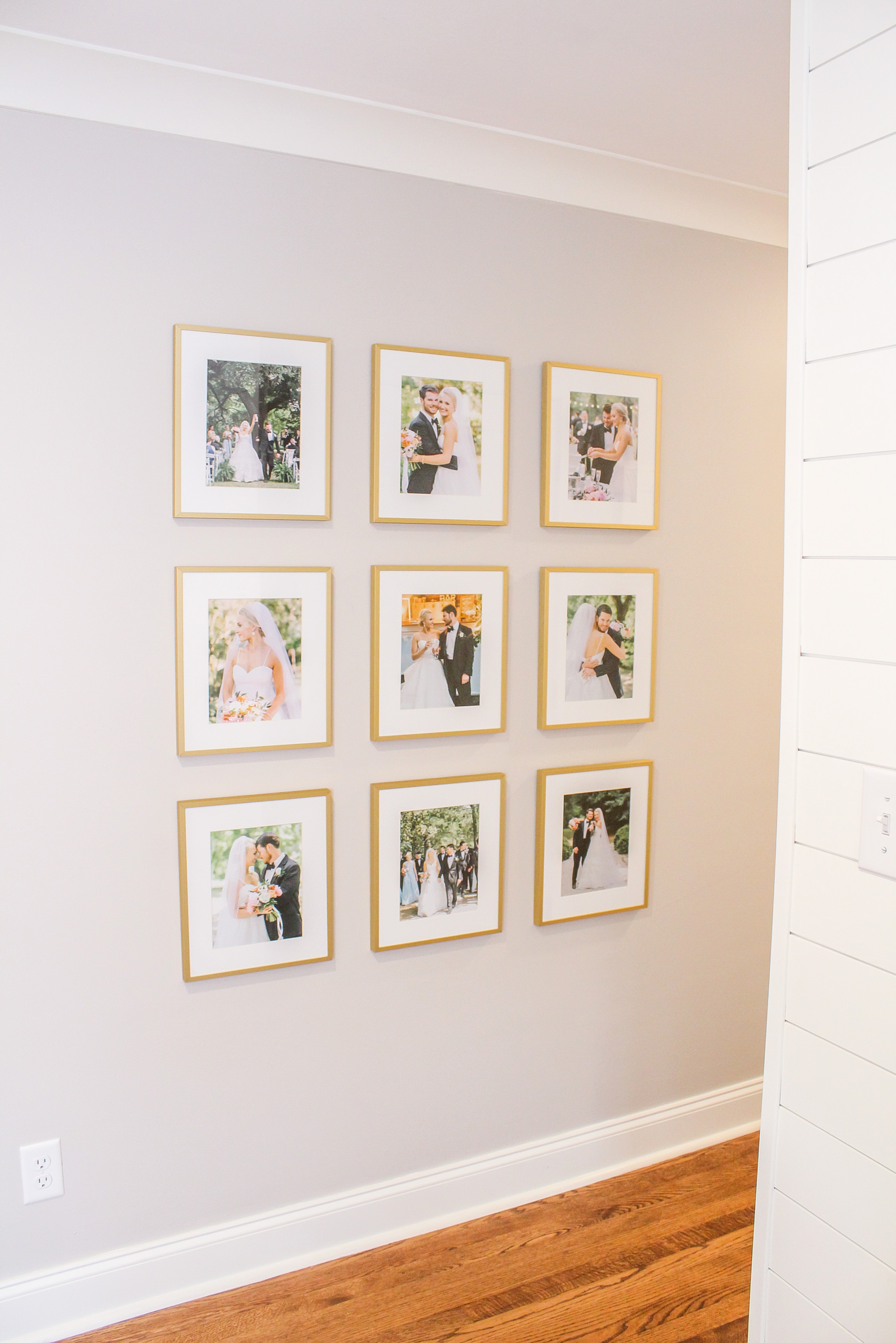 Our Wedding Photo Gallery Wall with Mpix - Margaret Chase Orr